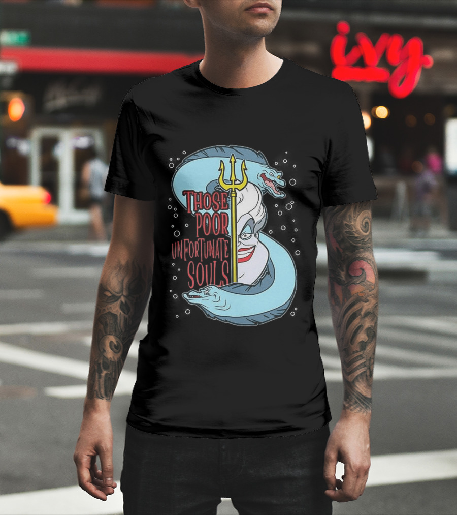 Those Poor Unfortunate Souls Sea Witch The Little Mermaid 1989 T-Shirt