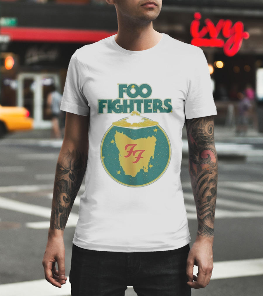 Foo Fighters Australia Tasmania 2026 Utas Stadium January 24 UFO Australia T-Shirt