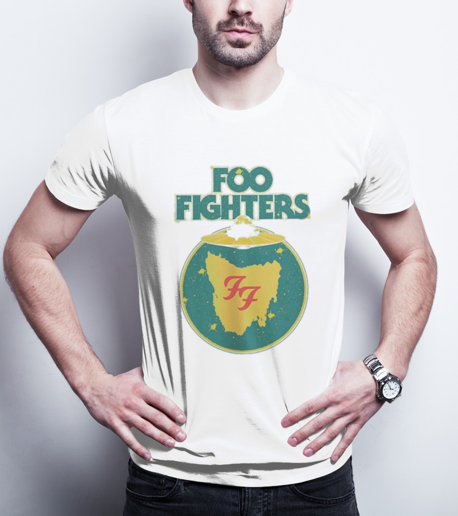 Foo Fighters Australia Tasmania 2026 Utas Stadium January 24 UFO Australia T-Shirt