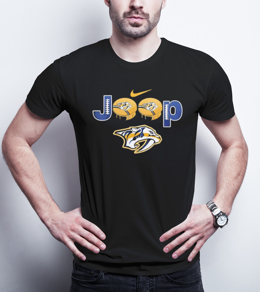 Nashville Predators Jeep Go Predators Hockey Nike Fan T-Shirt