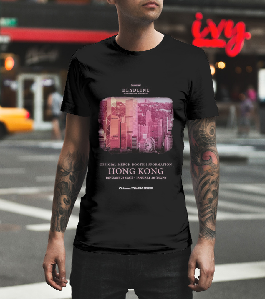 BLACKPINK World Tour Pop Up Store Hong Kong January 24 26 2026 T-Shirt