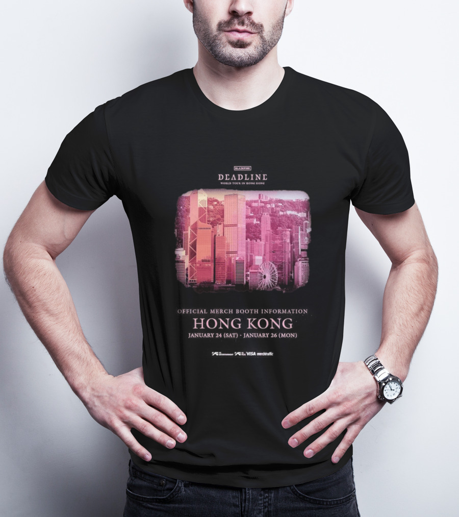 BLACKPINK World Tour Pop Up Store Hong Kong January 24 26 2026 T-Shirt