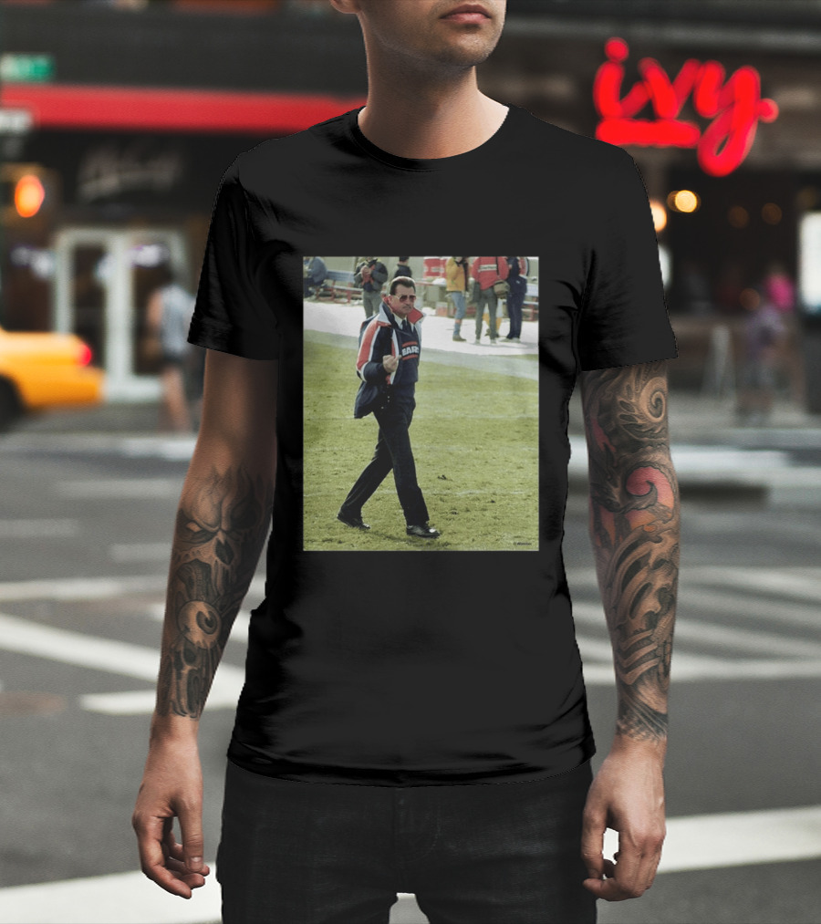 Chicago Bears Mike Ditka Da Coach Middle Finger Meme T-Shirt