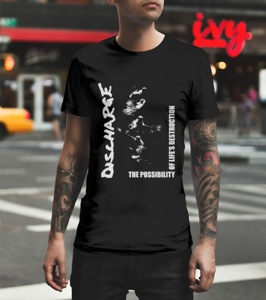 Discharge The Possibility Of Life's Destruction Face Fragmentation T-Shirt