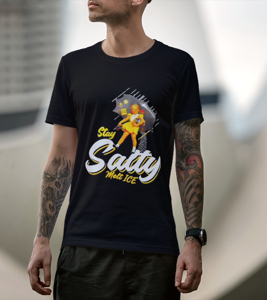 Stay Salty Melt Ice Umbrella Girl T-Shirt