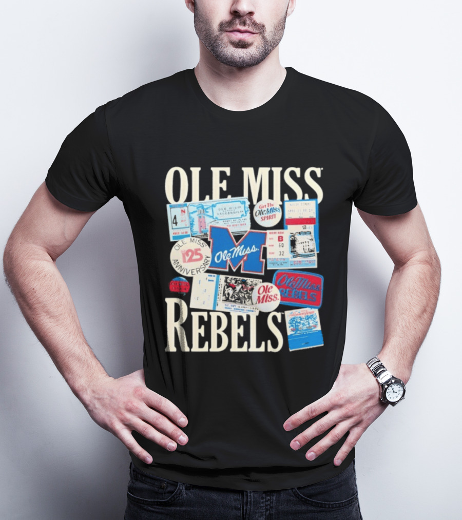Ole Miss Rebels Spirit Memorabilia Collection T-Shirt