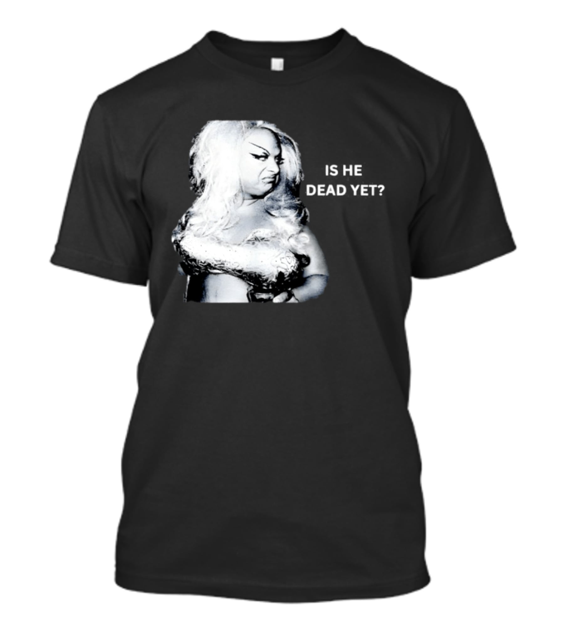Is He Dead Yet Subtle FDT Protest T-Shirt
