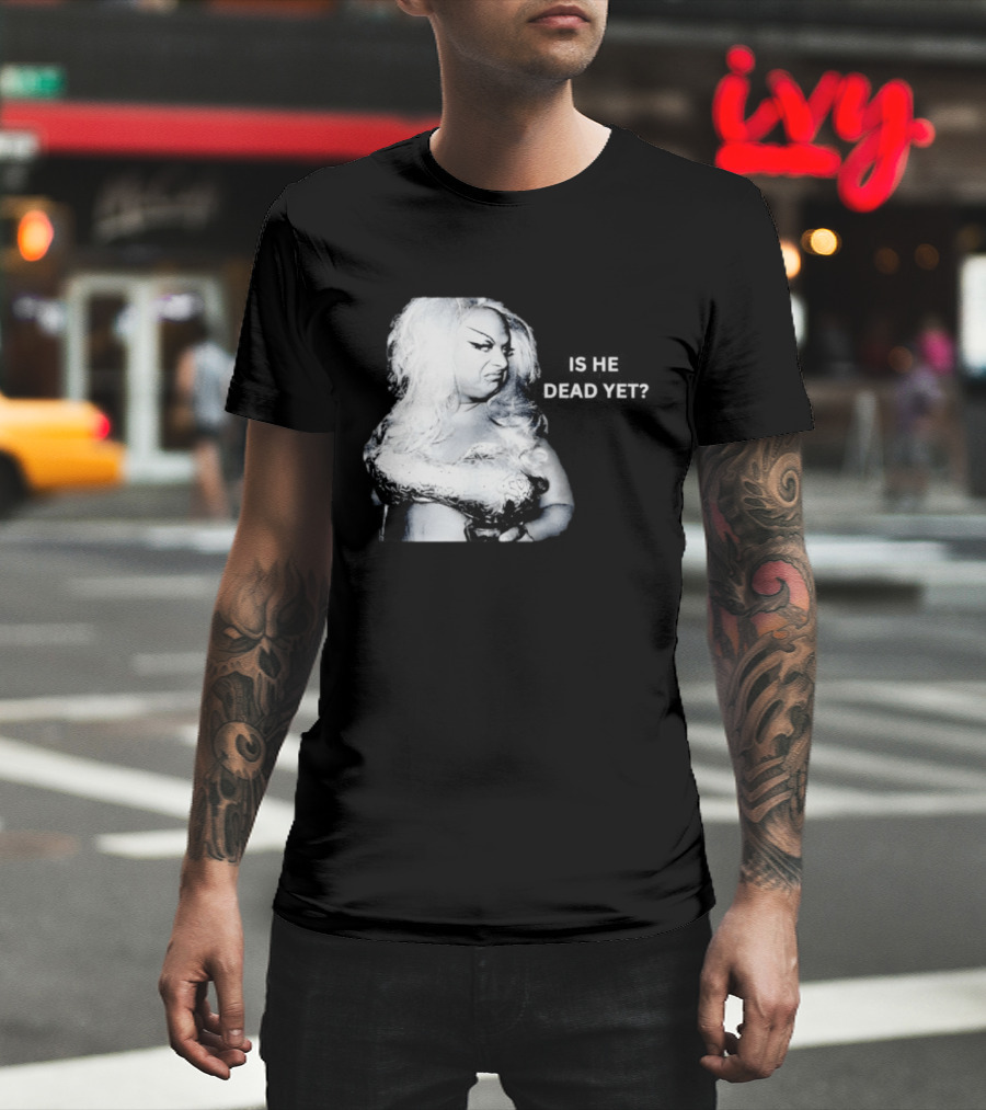 Is He Dead Yet Subtle FDT Protest T-Shirt