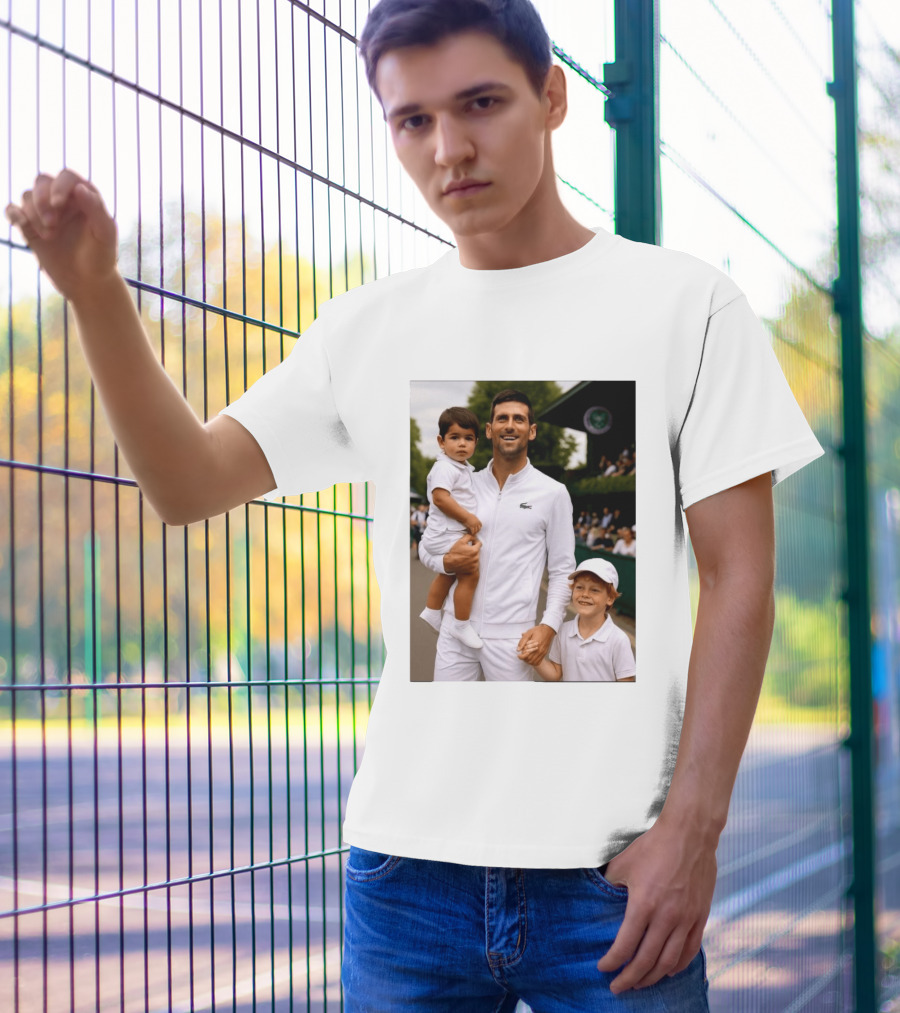 Djokovic Alcaraz And Jannik Kid Australian Open T-Shirt
