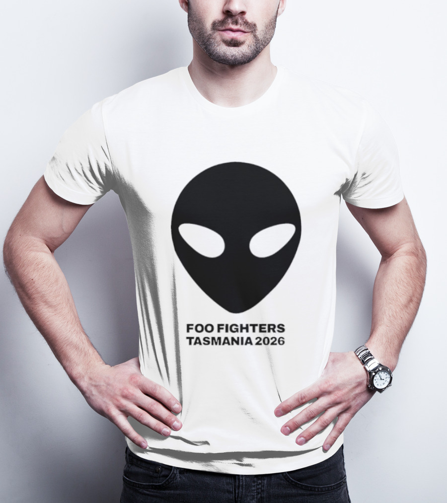 Foo Fighters Tasmania 2026 Alien Tour T-Shirt