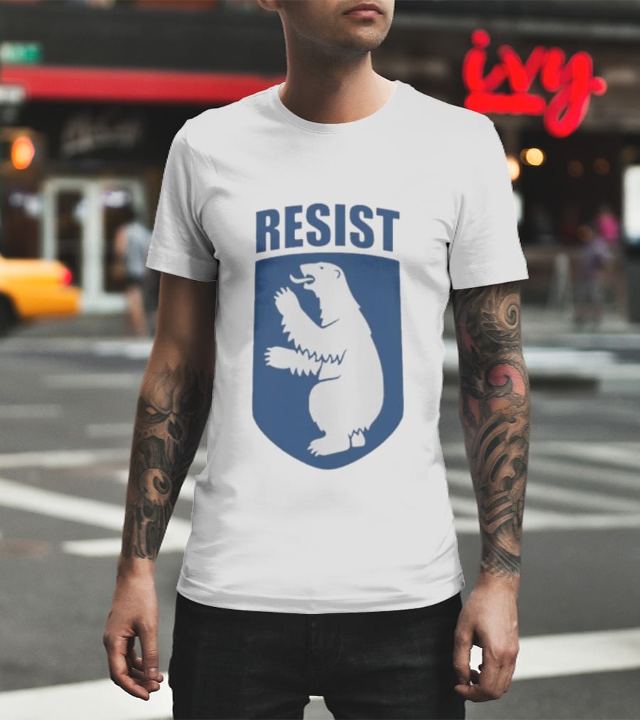 Resist Greenland Polar Bear Shield T-Shirt