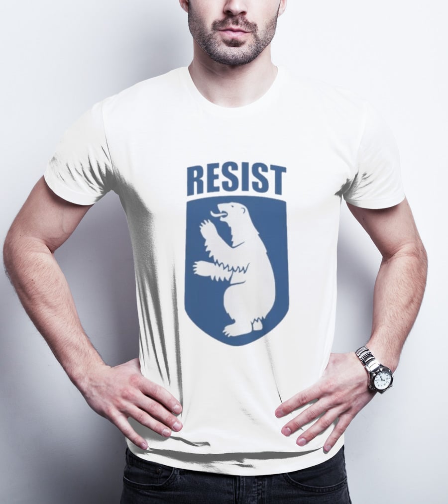 Resist Greenland Polar Bear Shield T-Shirt