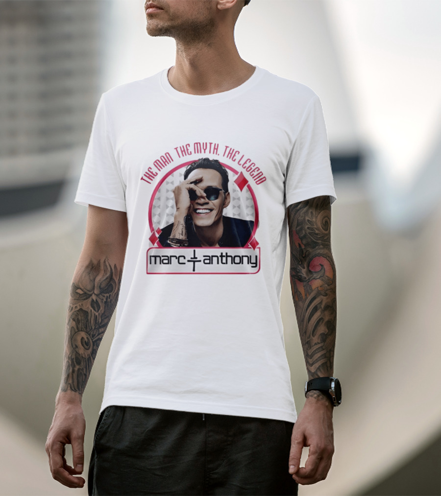 The Man The Myth The Legend Marc Anthony Vegas My Way Vivir Mi Vida 2026 T-Shirt