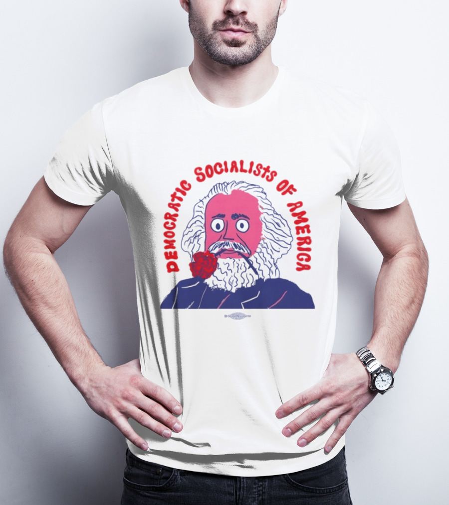 Democratic Socialists Of America Marx Rose T-Shirt