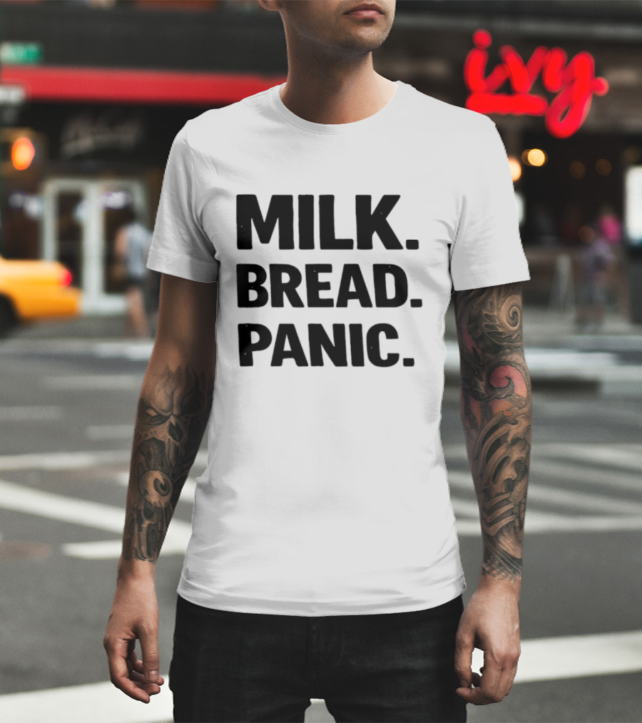 Milk Bread Panic Snow T-Shirt