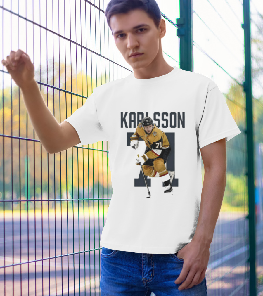 William Karlsson 71 Vegas Golden Knights Player Team Name T-Shirt
