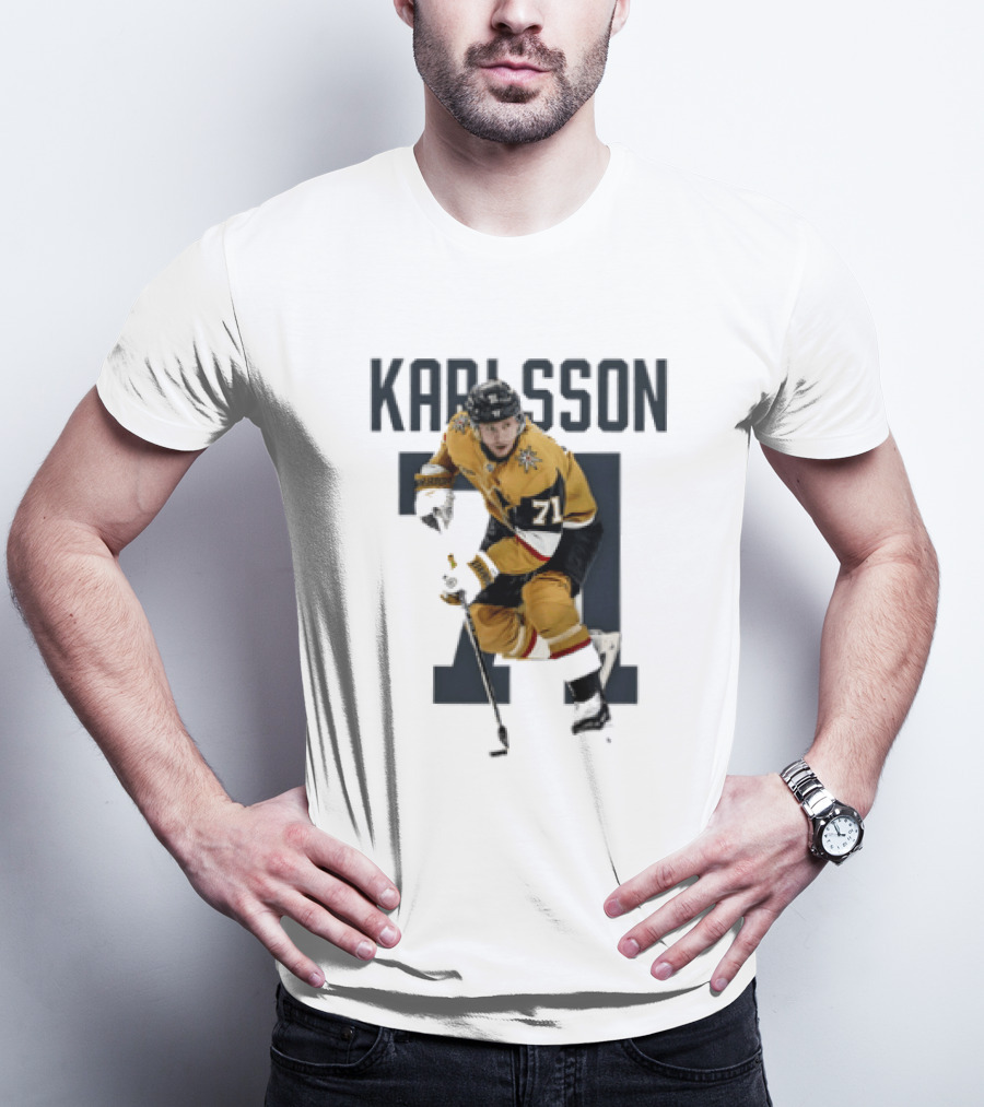 William Karlsson 71 Vegas Golden Knights Player Team Name T-Shirt