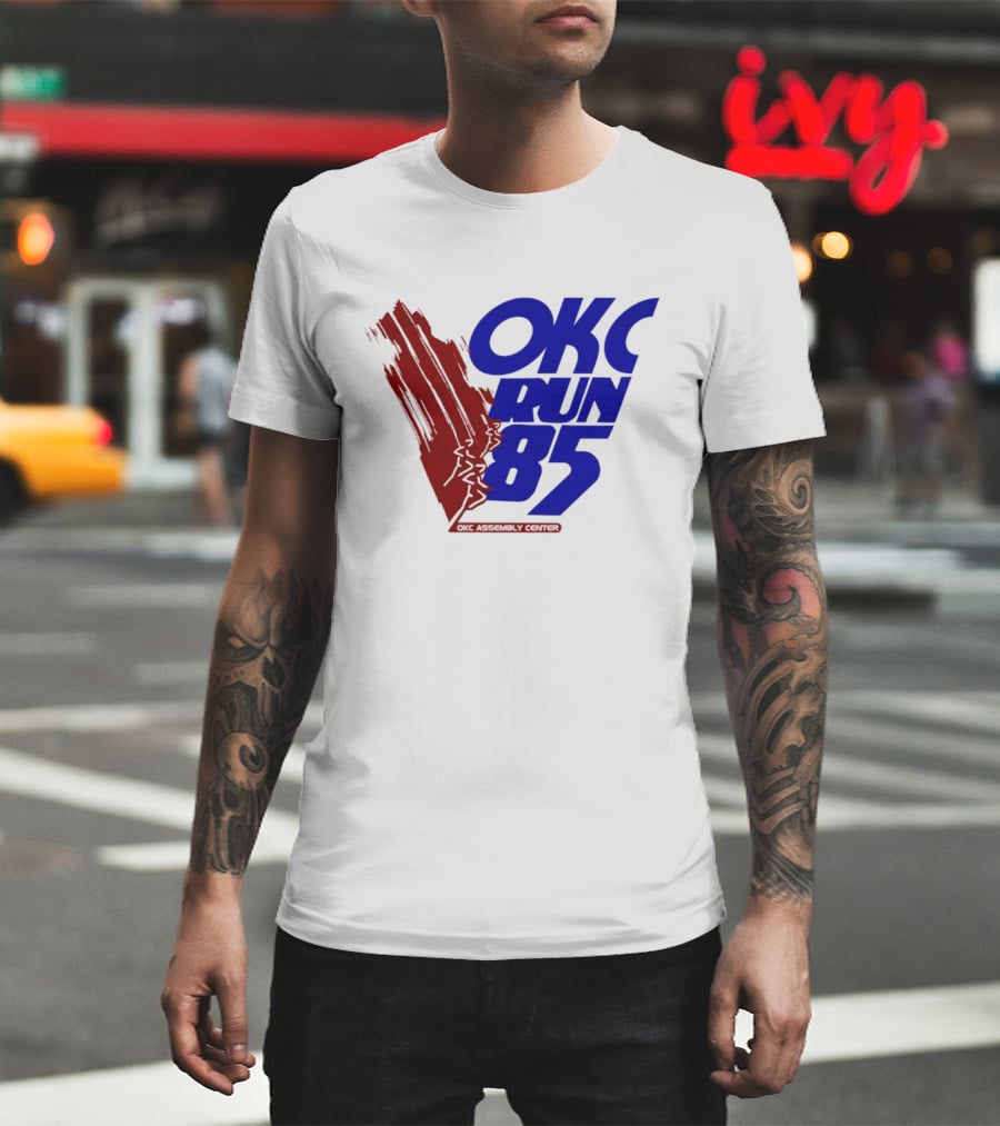 OKC Run 85 OKC Assembly Center Racing Event T-Shirt