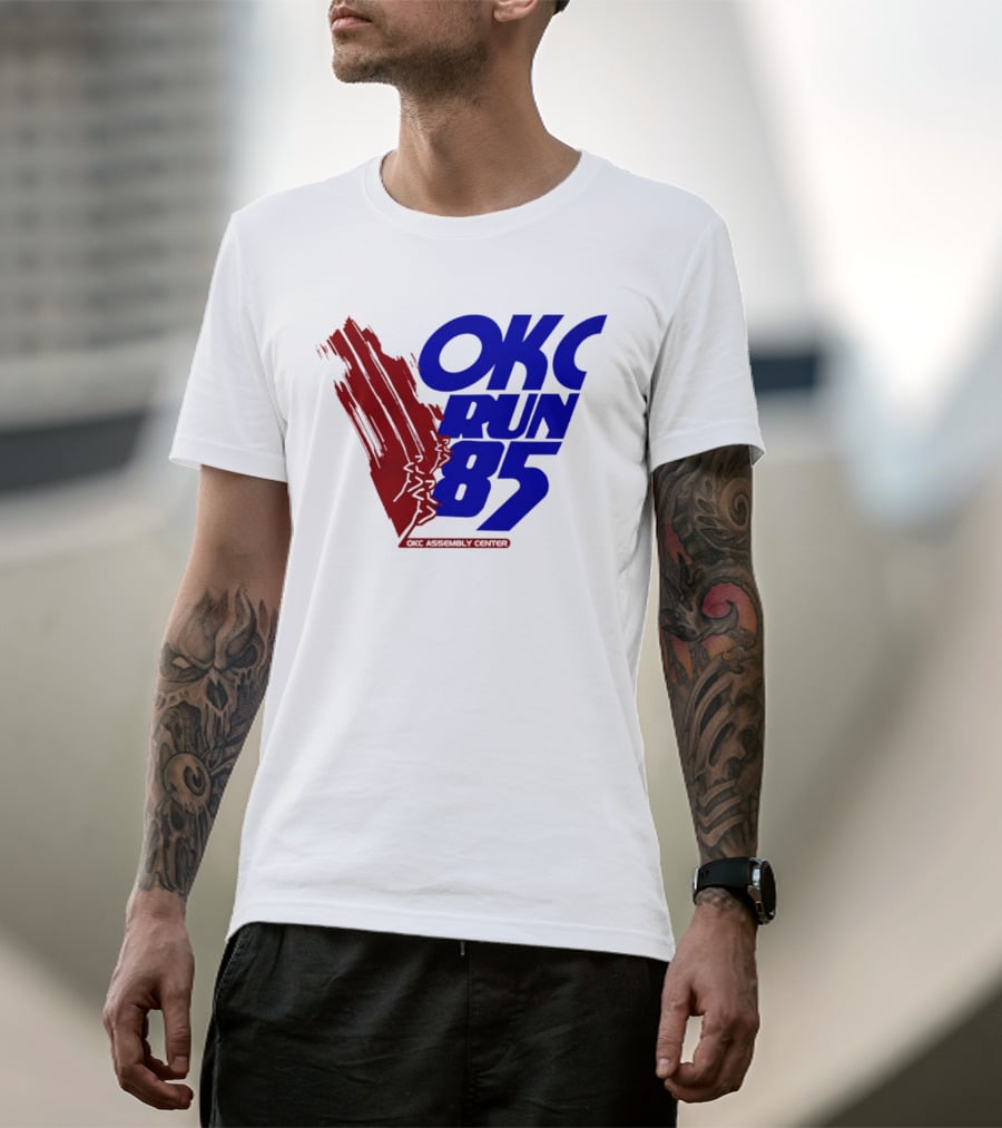 OKC Run 85 OKC Assembly Center Racing Event T-Shirt