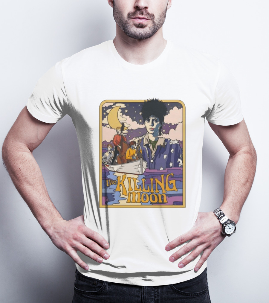 The Killing Moon 42nd Anniversary Retro Band Art Lunar T-Shirt