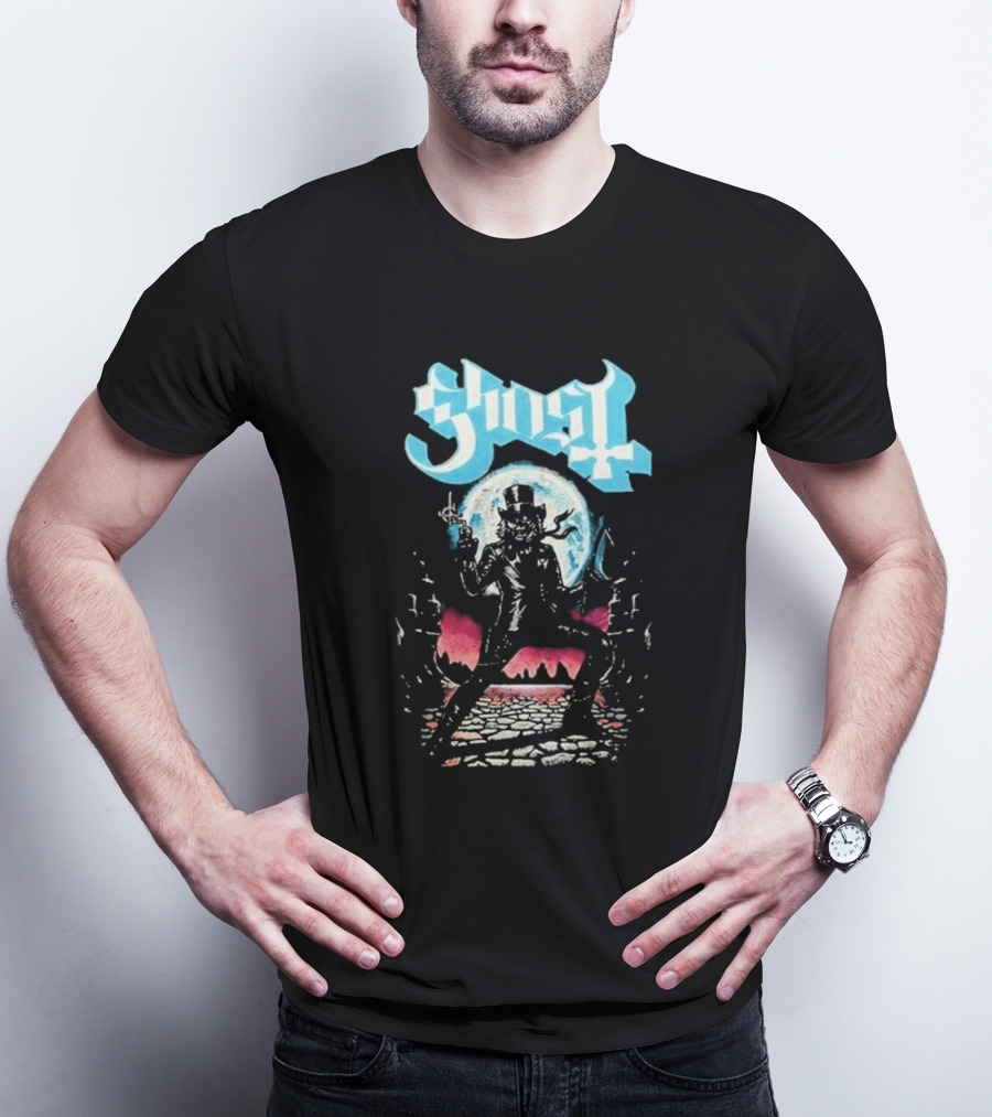 Ghost Skeletour 2026 Cowboy Papa Tour Dates Western T-Shirt