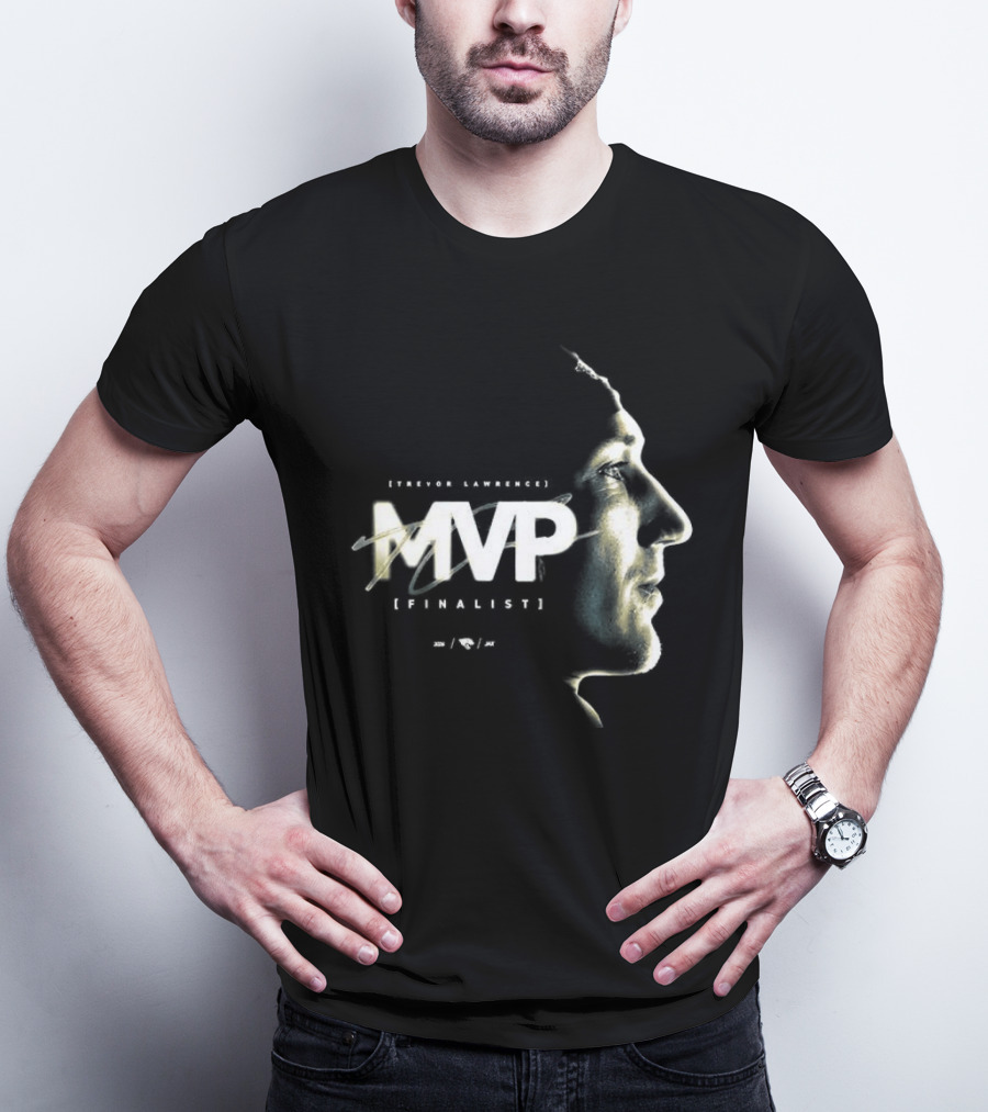 Trevor Lawrence MVP Finalist Jacksonville Jaguars Face T-Shirt