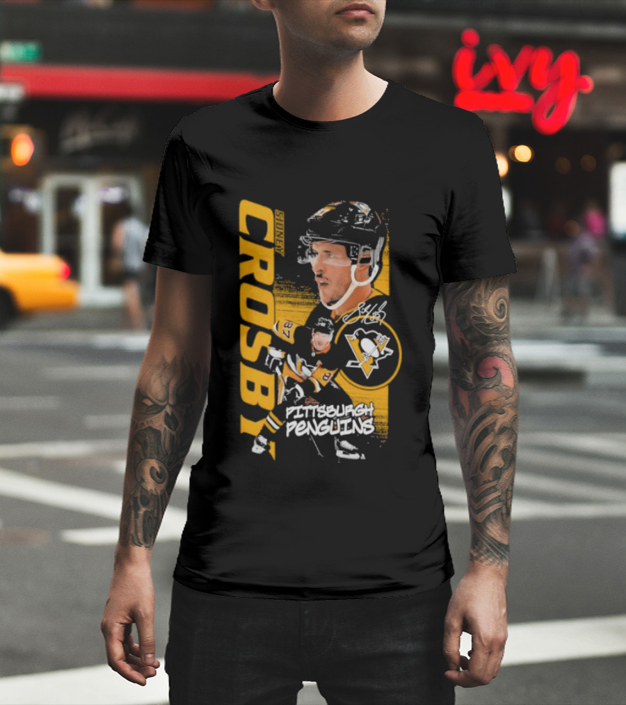 Pittsburgh Penguins Crosby Playmaker Hockey Legend T-Shirt