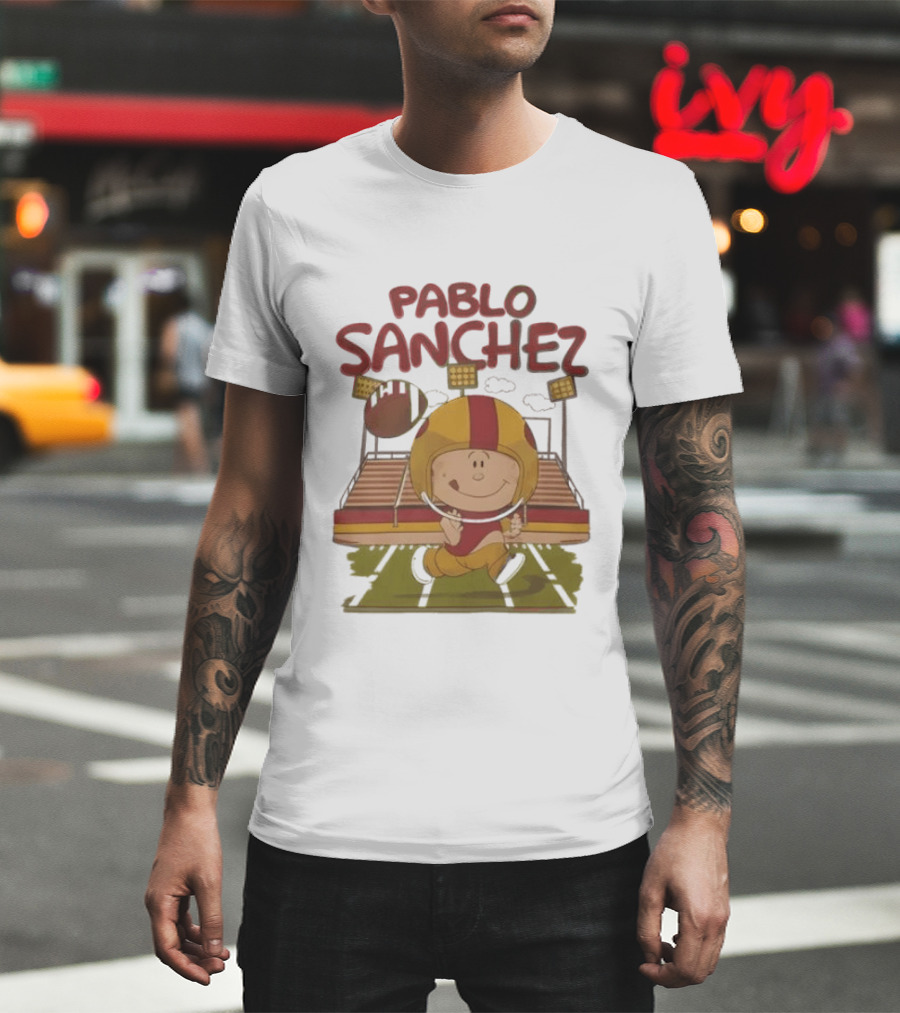 Pablo Sanchez Football George Kittle T-Shirt