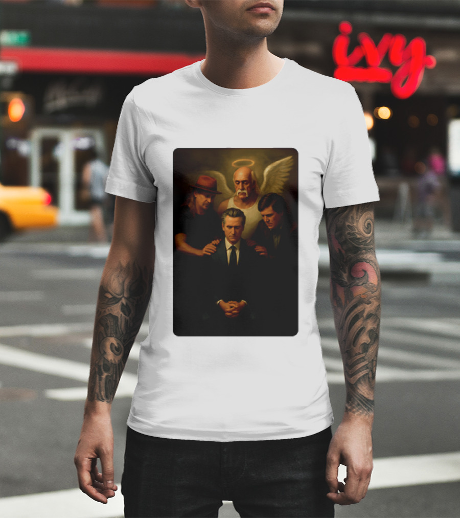 The Chosen One Gavin Newsom Angelic Gathering T-Shirt