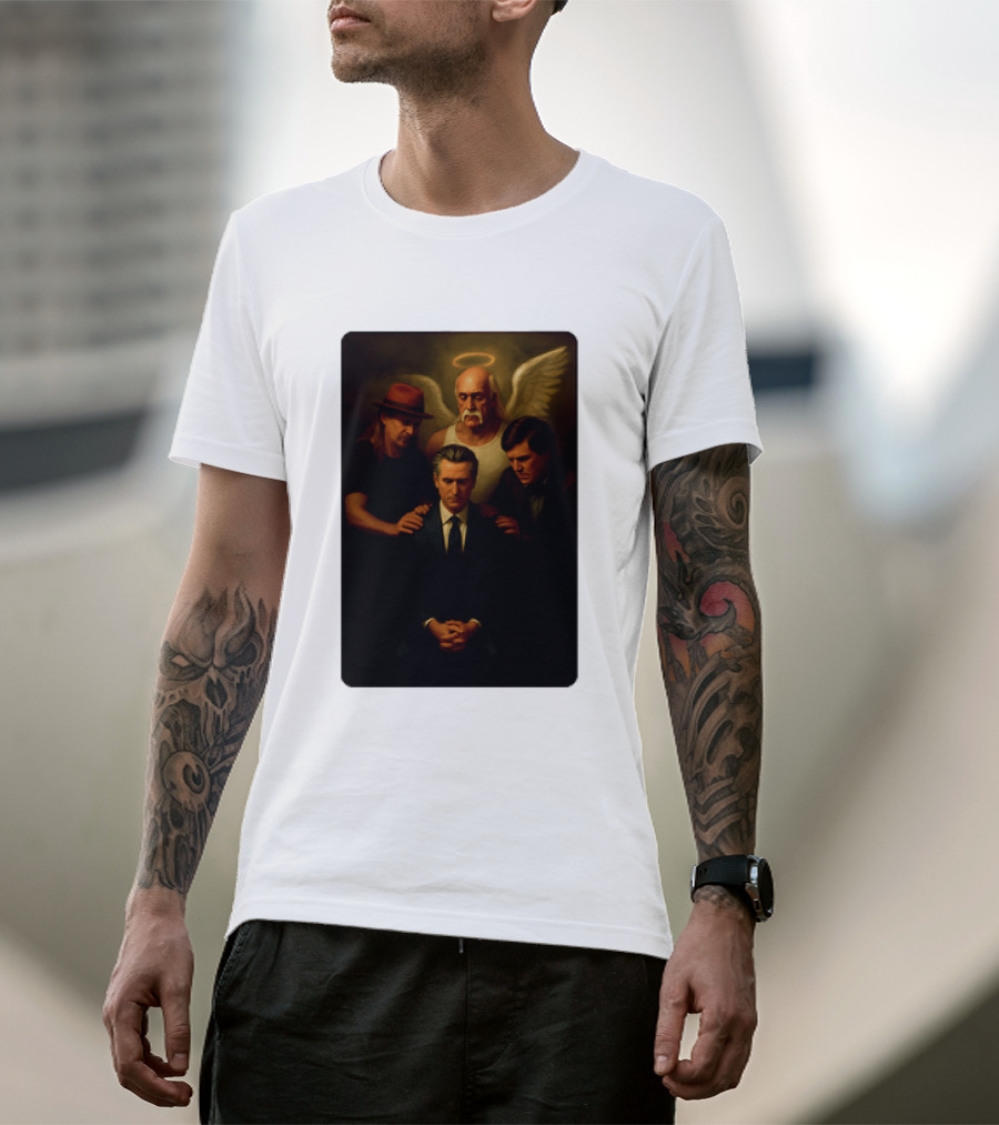 The Chosen One Gavin Newsom Angelic Gathering T-Shirt