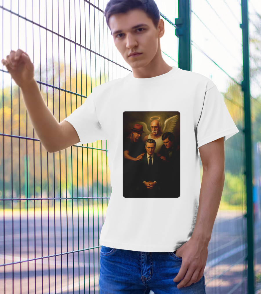 The Chosen One Gavin Newsom Angelic Gathering T-Shirt