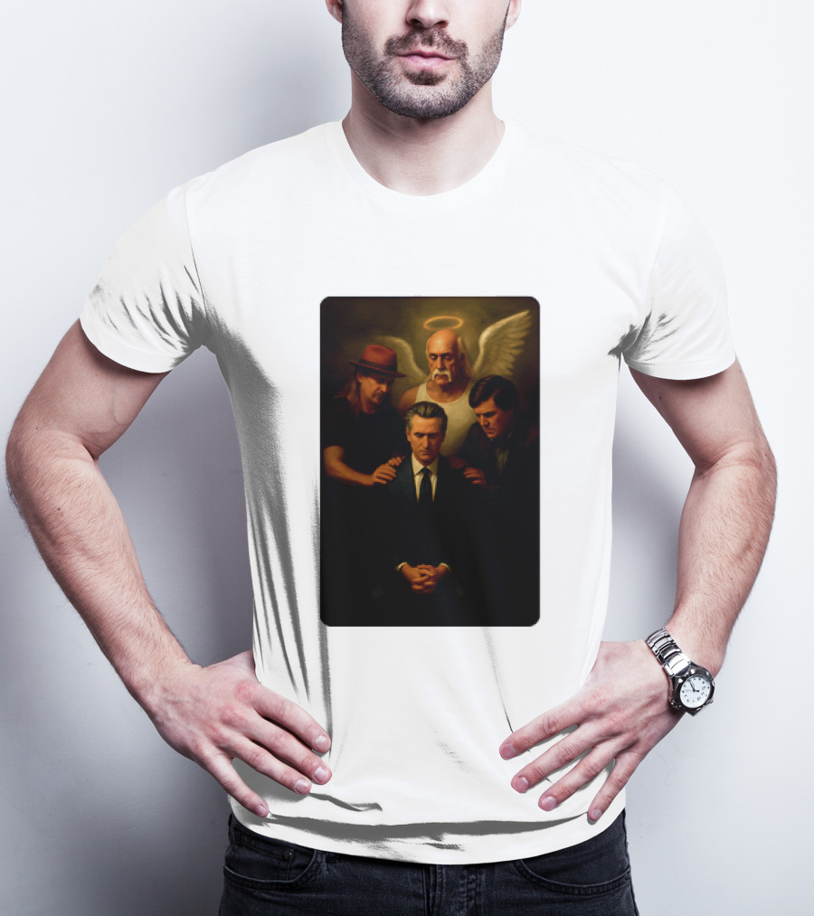 The Chosen One Gavin Newsom Angelic Gathering T-Shirt