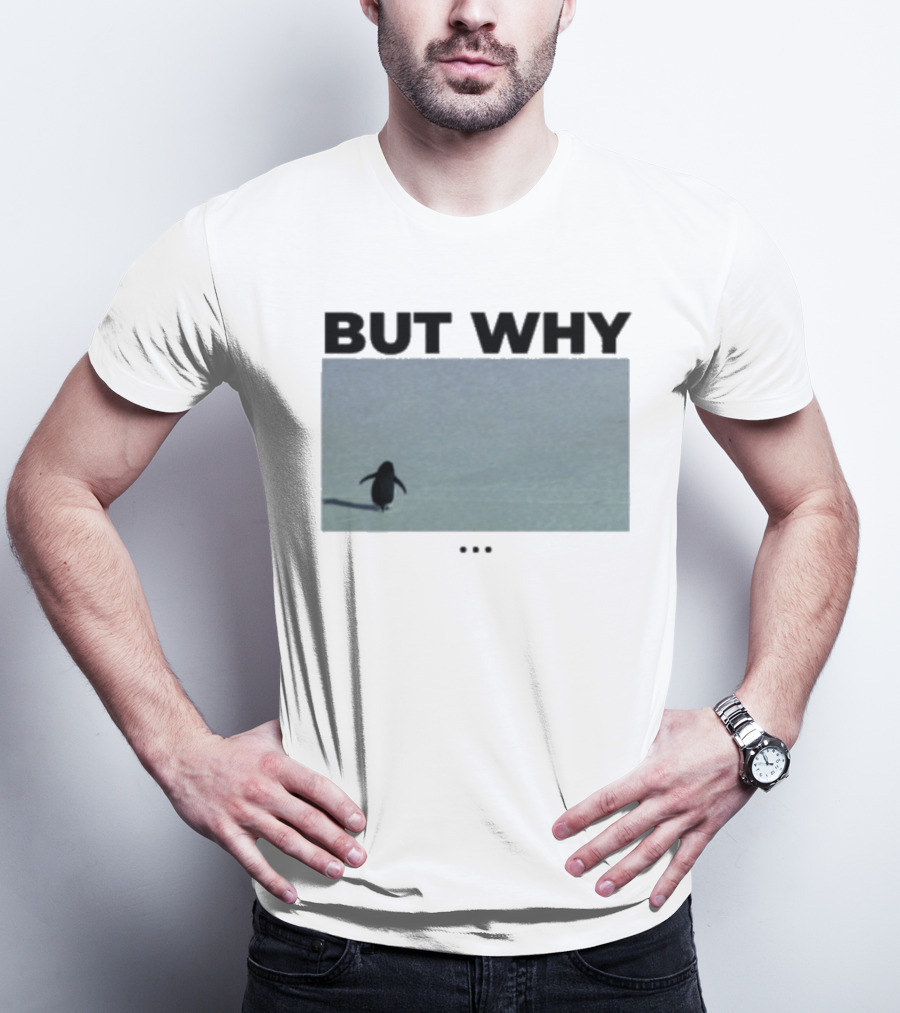 But Why Penguin Existential Question T-Shirt