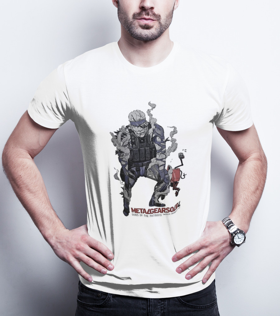 Metal Gear Solid 4 Guns Of The Patriots Tactical Espionage Action T-Shirt