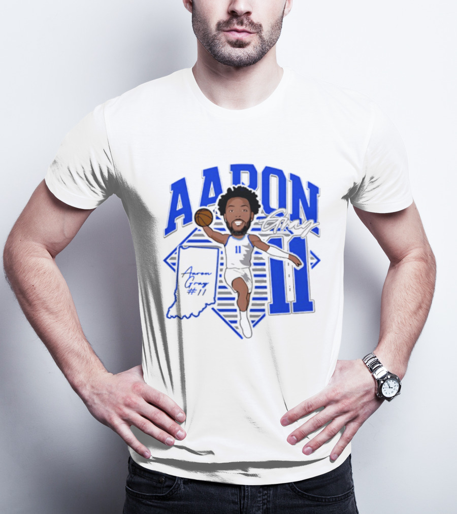 Aaron Gray 11 Basketball New Orleans Hornets Indiana T-Shirt