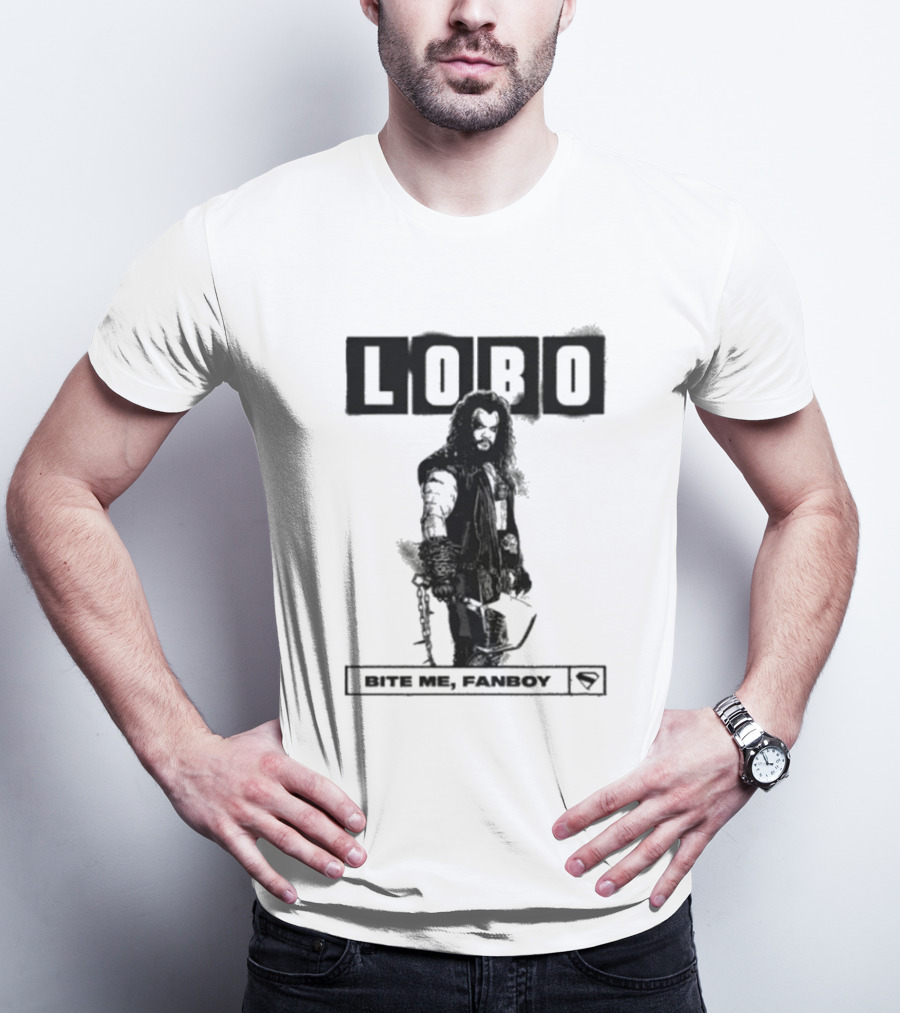 Lobo Bite Me Fanboy DC Comics Superhero T-Shirt