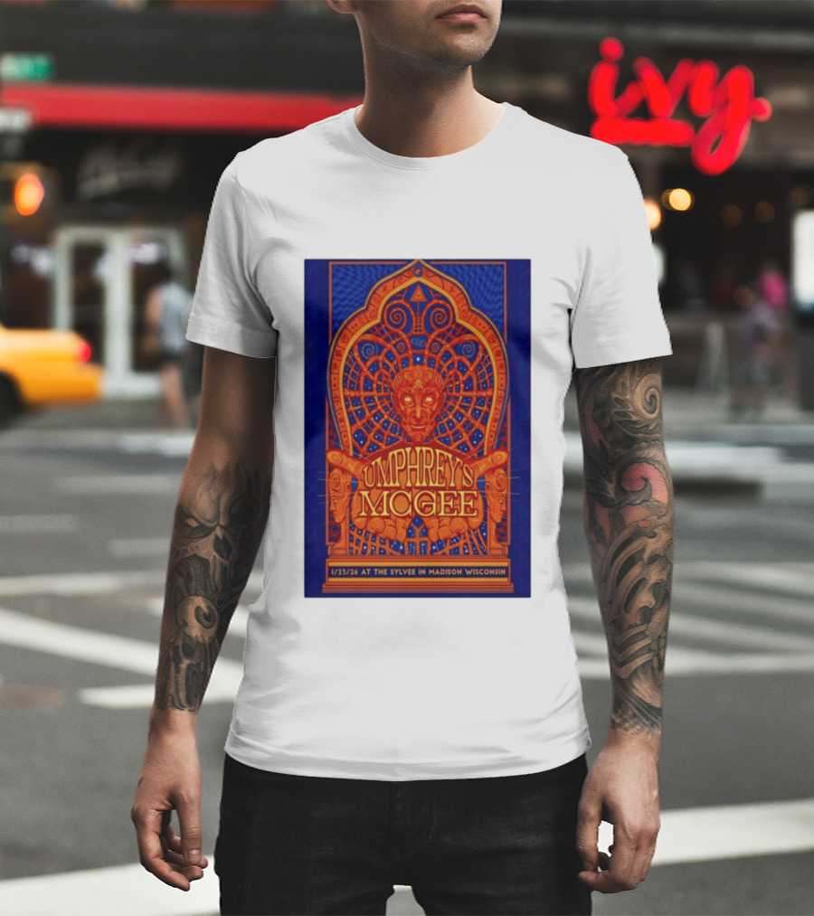 Umphrey's McGee Madison WI The Sylvee Jan 23 2026 Psychedelic T-Shirt