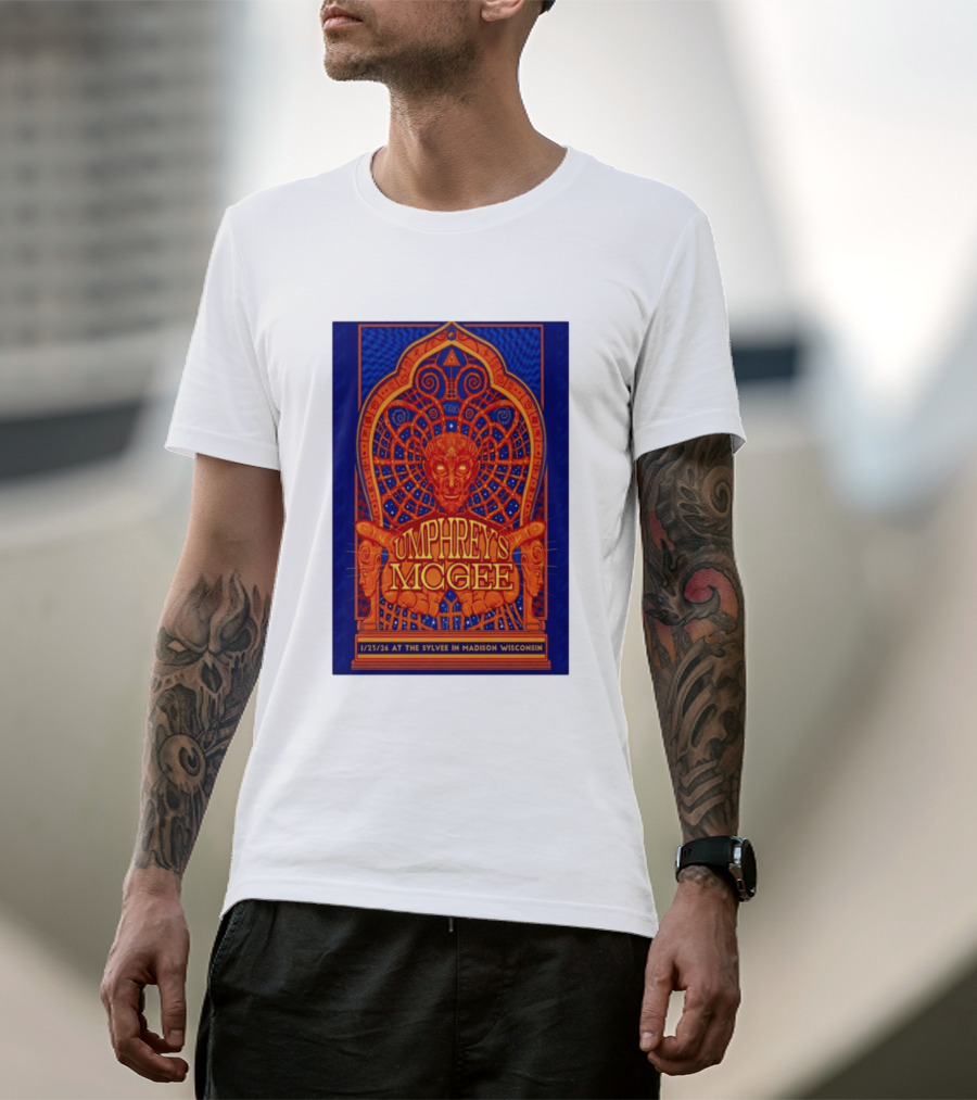 Umphrey's McGee Madison WI The Sylvee Jan 23 2026 Psychedelic T-Shirt