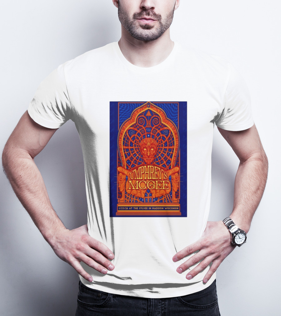 Umphrey's McGee Madison WI The Sylvee Jan 23 2026 Psychedelic T-Shirt