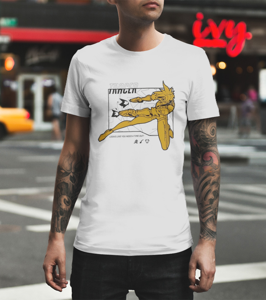 Tracer Over Looks Like You Need A Time Out T-Shirt