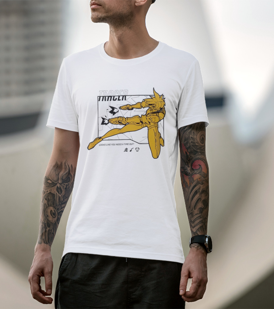 Tracer Over Looks Like You Need A Time Out T-Shirt