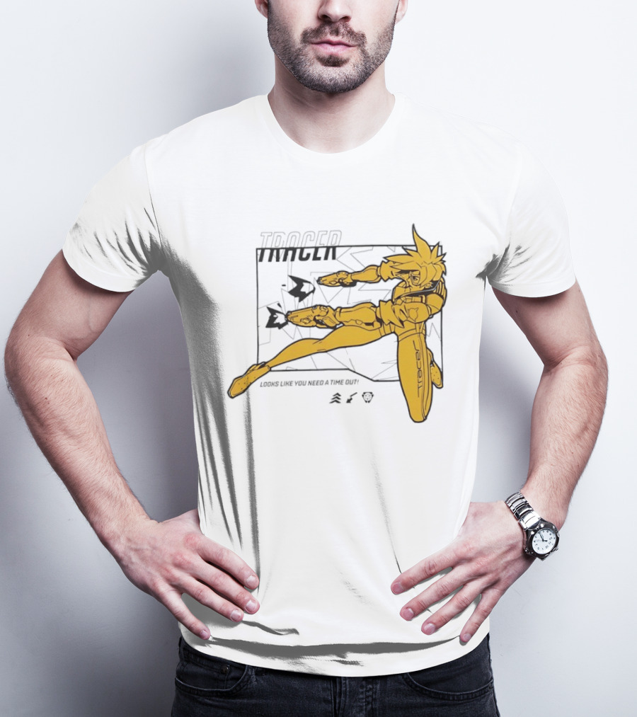 Tracer Over Looks Like You Need A Time Out T-Shirt