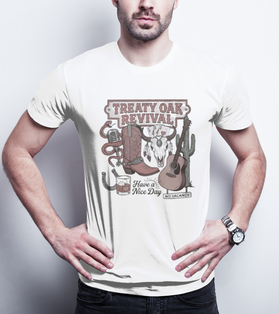 Treaty Oak Revival Western Cowboy Music New Day T-Shirt
