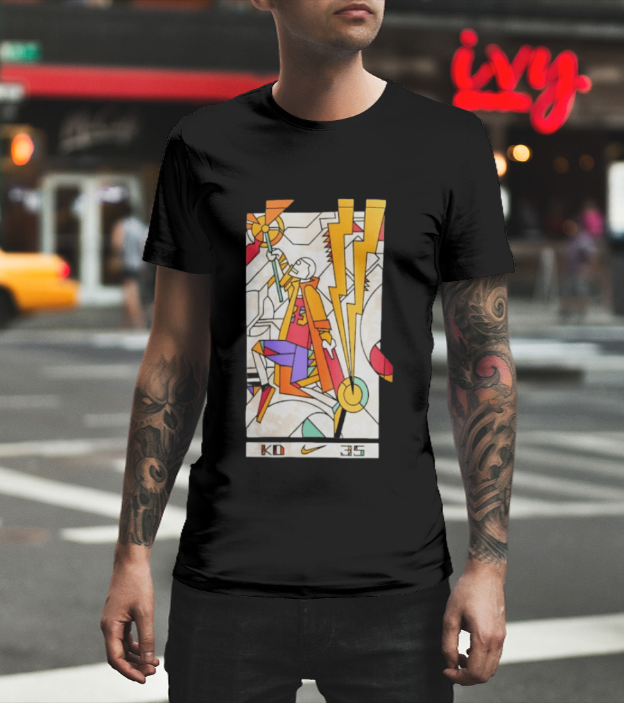 KD 35 Nike Artistic Lightning Basketball T-Shirt