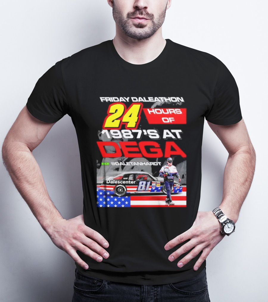 Friday Daleathon 24 Hours Of 1987's Race At Dega @DaleTanhardt 81 T-Shirt