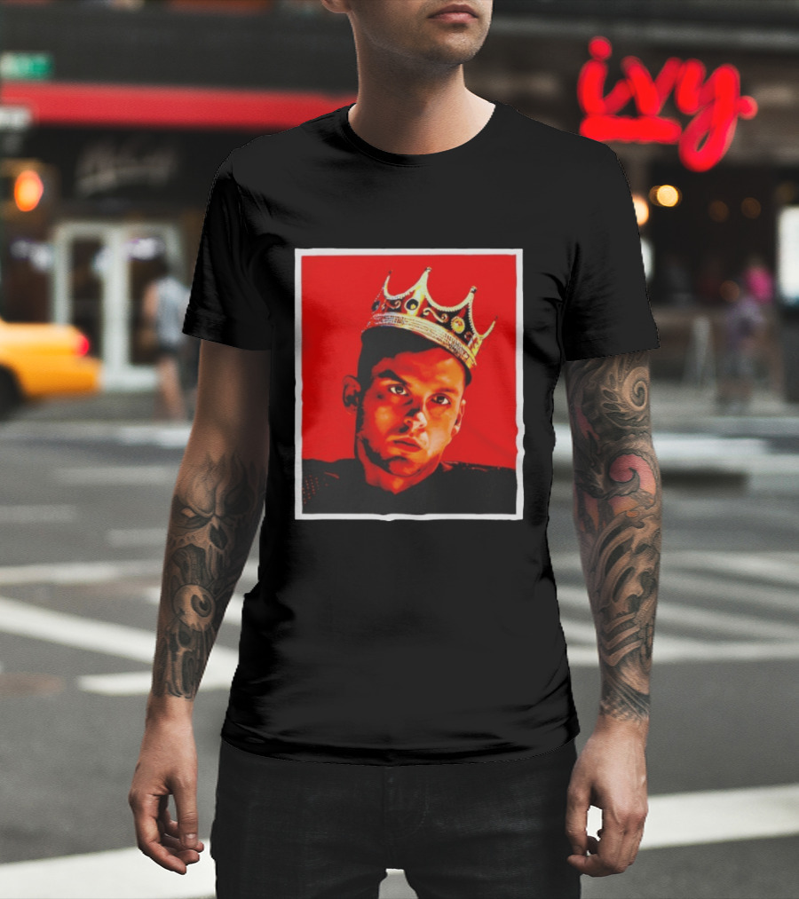 Ilya Sorokin King New York Islanders Bold Red Crown T-Shirt