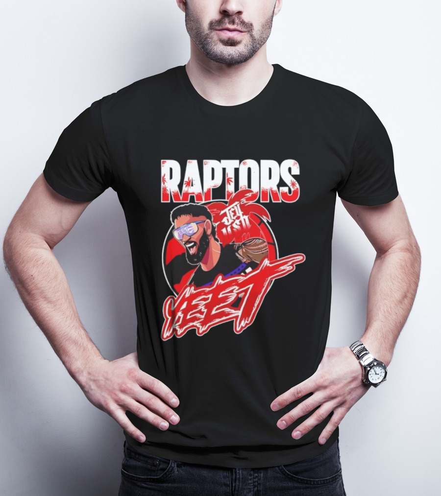 Toronto Raptors Jey Uso YEET 2026 Collaboration T-Shirt