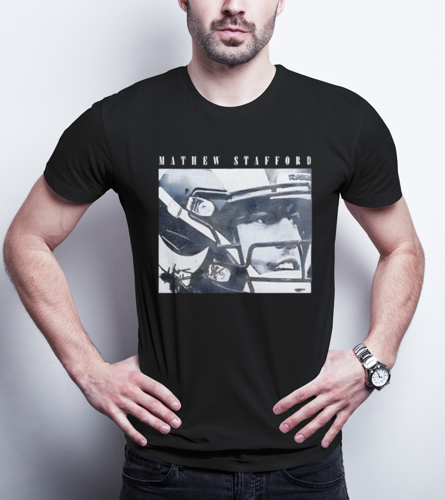 Los Angeles Rams Matthew Stafford Big Head Football T-Shirt