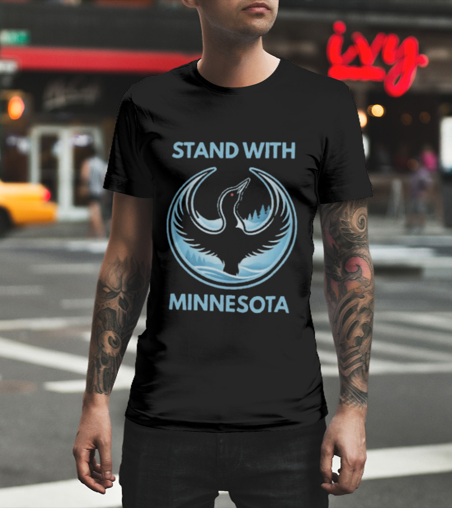 Stand With Minnesota Loon T-Shirt