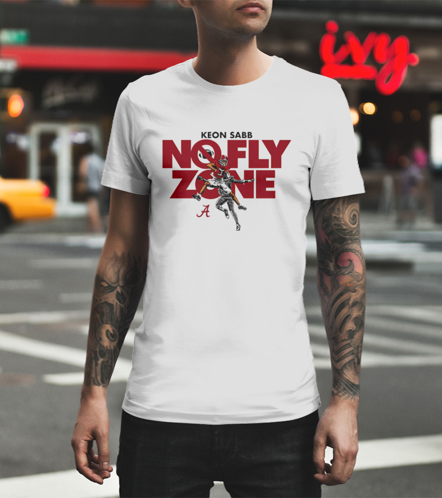 Keon Sabb No Fly Zone Alabama Football NCAA T-Shirt